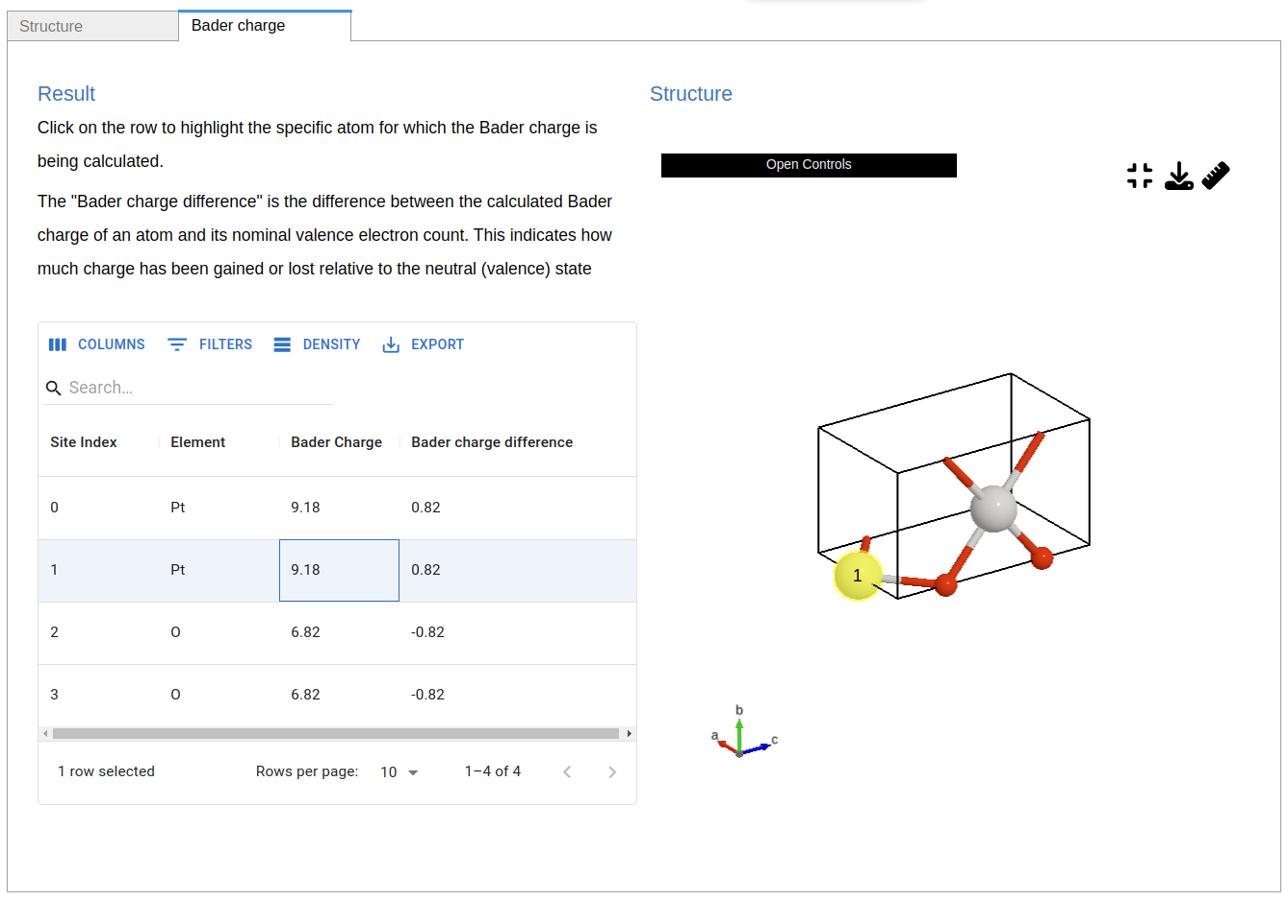Bader Tutorial — Quantum ESPRESSO App v26.04.0-dev documentation