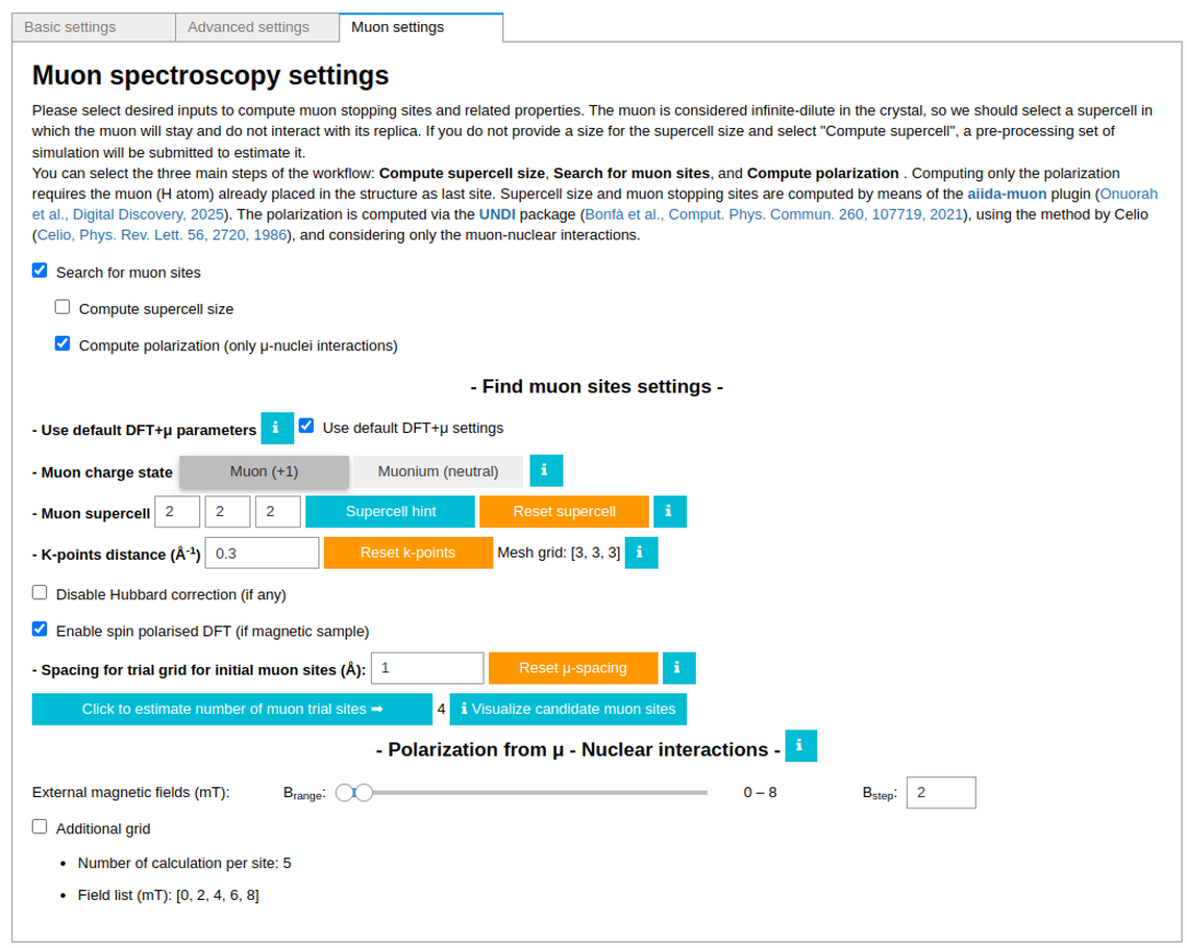 Muons Tutorial — Quantum ESPRESSO App v26.01.0-dev documentation